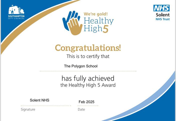 The Polygon School - We achieved GOLD again!